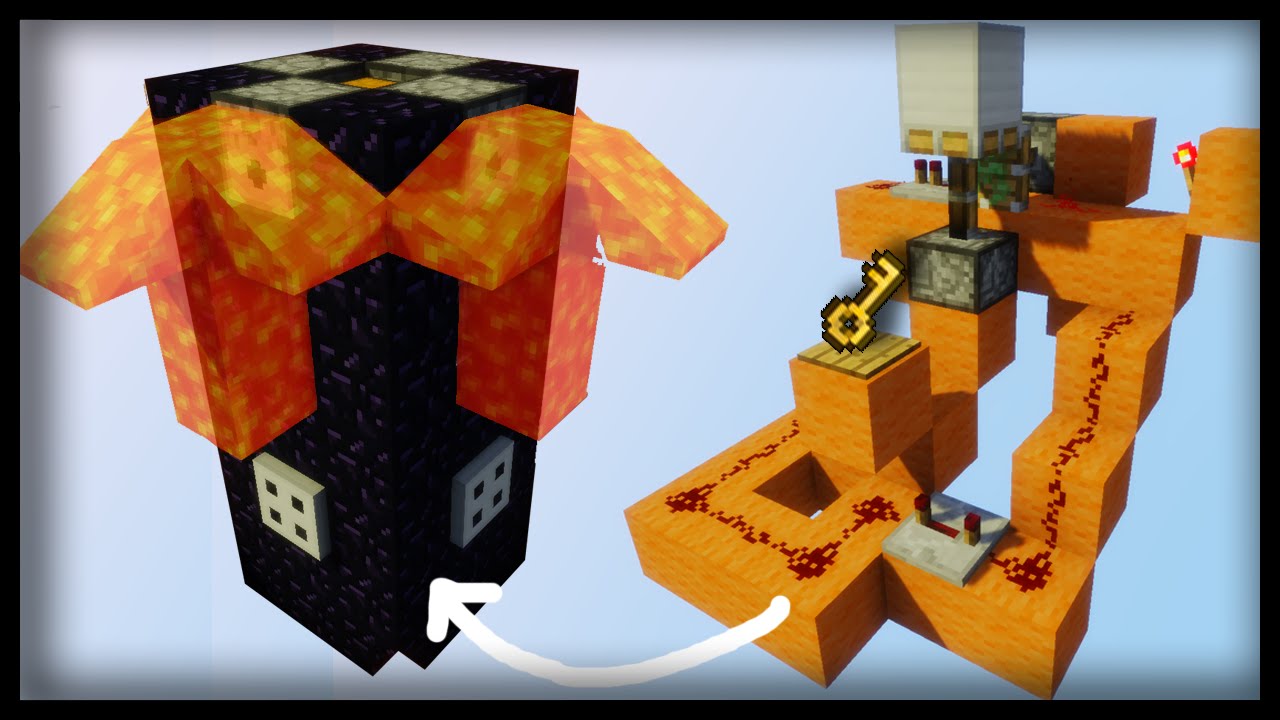 The SUPER SECURE Minecraft Fort! (redstone tutorial/PC-PE-CONSOLE ...