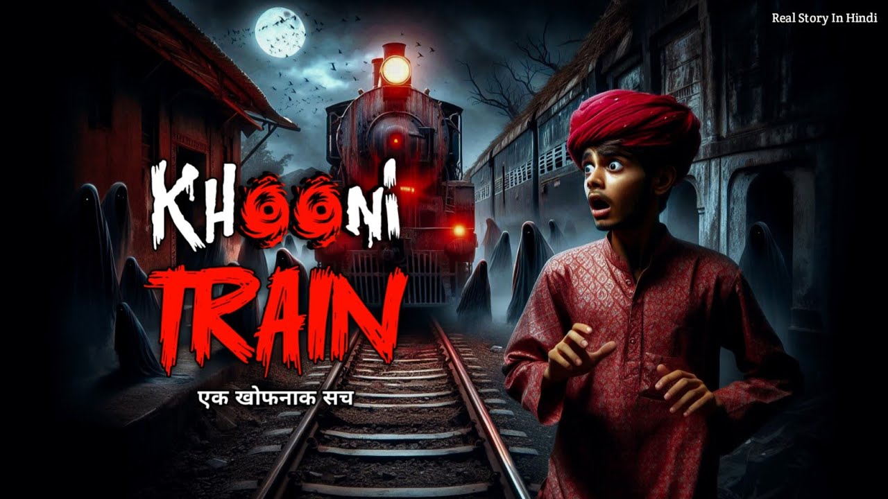 KHOONI TRAIN | खूनी ट्रेन | HORROR STORY IN HINDI | HORROR CARTOON ...