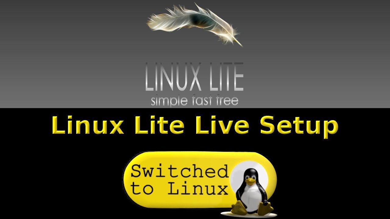 Linux Lite Setup (Shortened) - YouTube