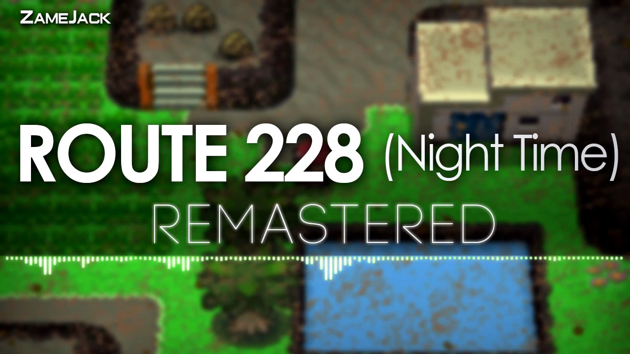 Sinnoh Route 228 (Night): Remastered Pokémon Diamond/Pearl & Platinum ...