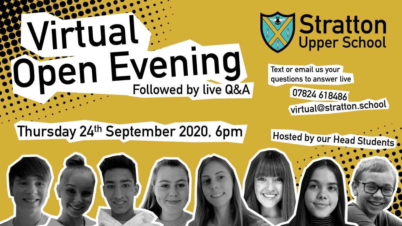 Stratton Upper School - Virtual Open Evening - YouTube