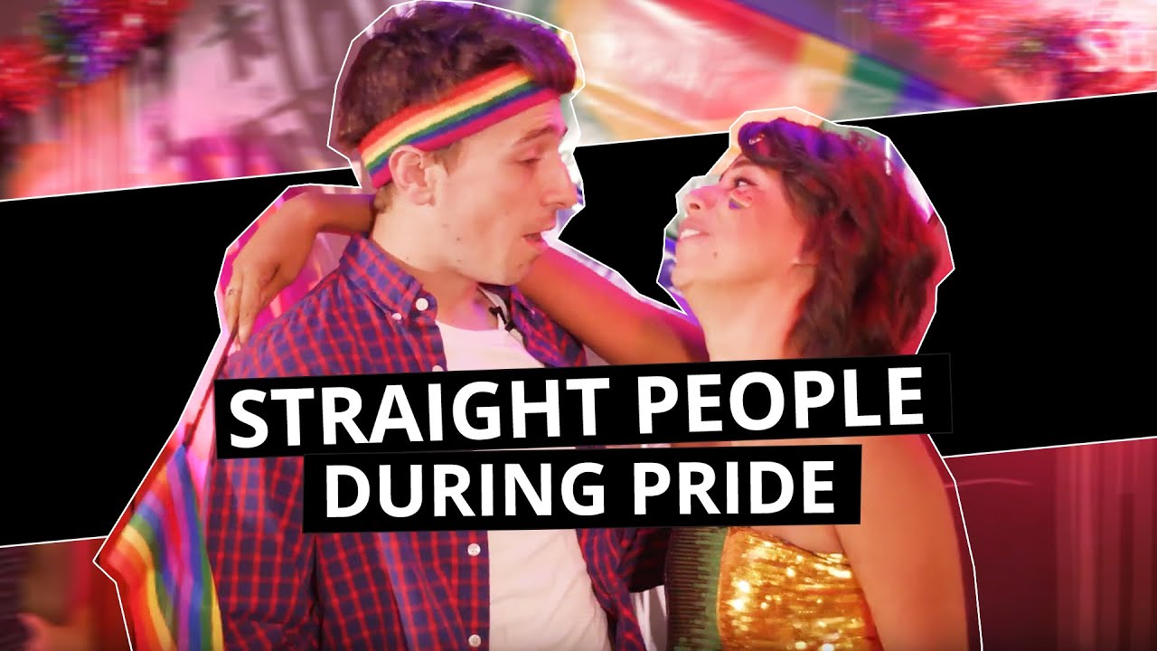 Straight people during Pride month - YouTube