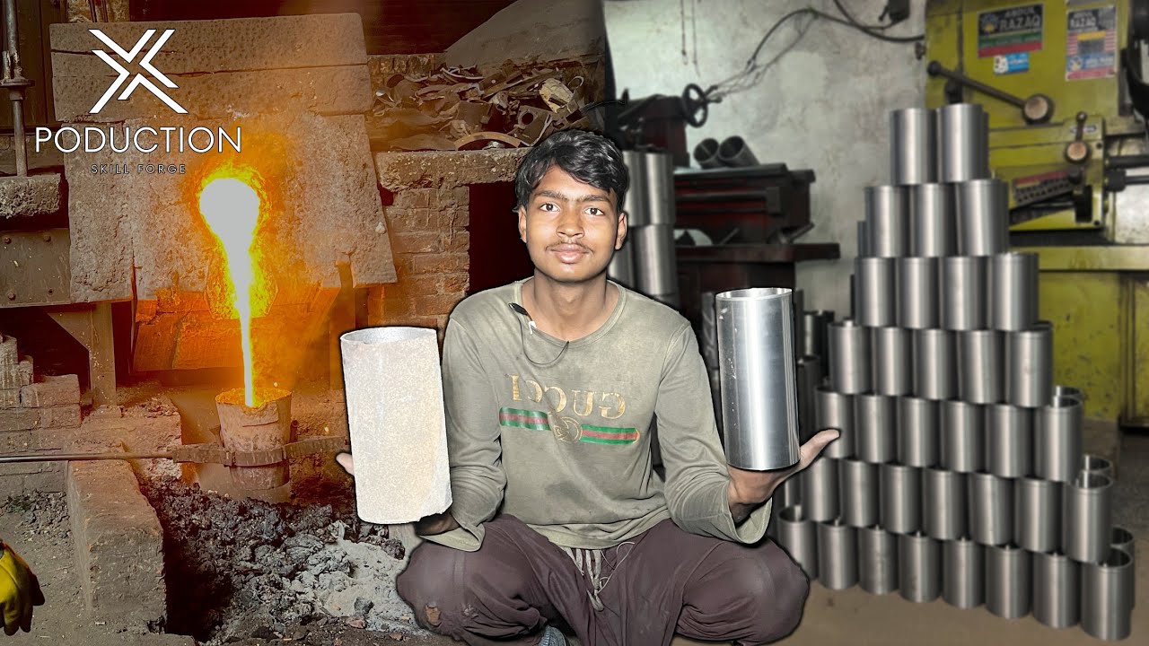 How are Engine Block Cylinder Liner Made? SkillsForge Production - YouTube