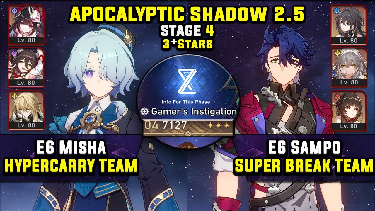 E6 Misha Hypercarry & E6 Sampo Super Break (3 Stars) Apocalyptic Shadow ...