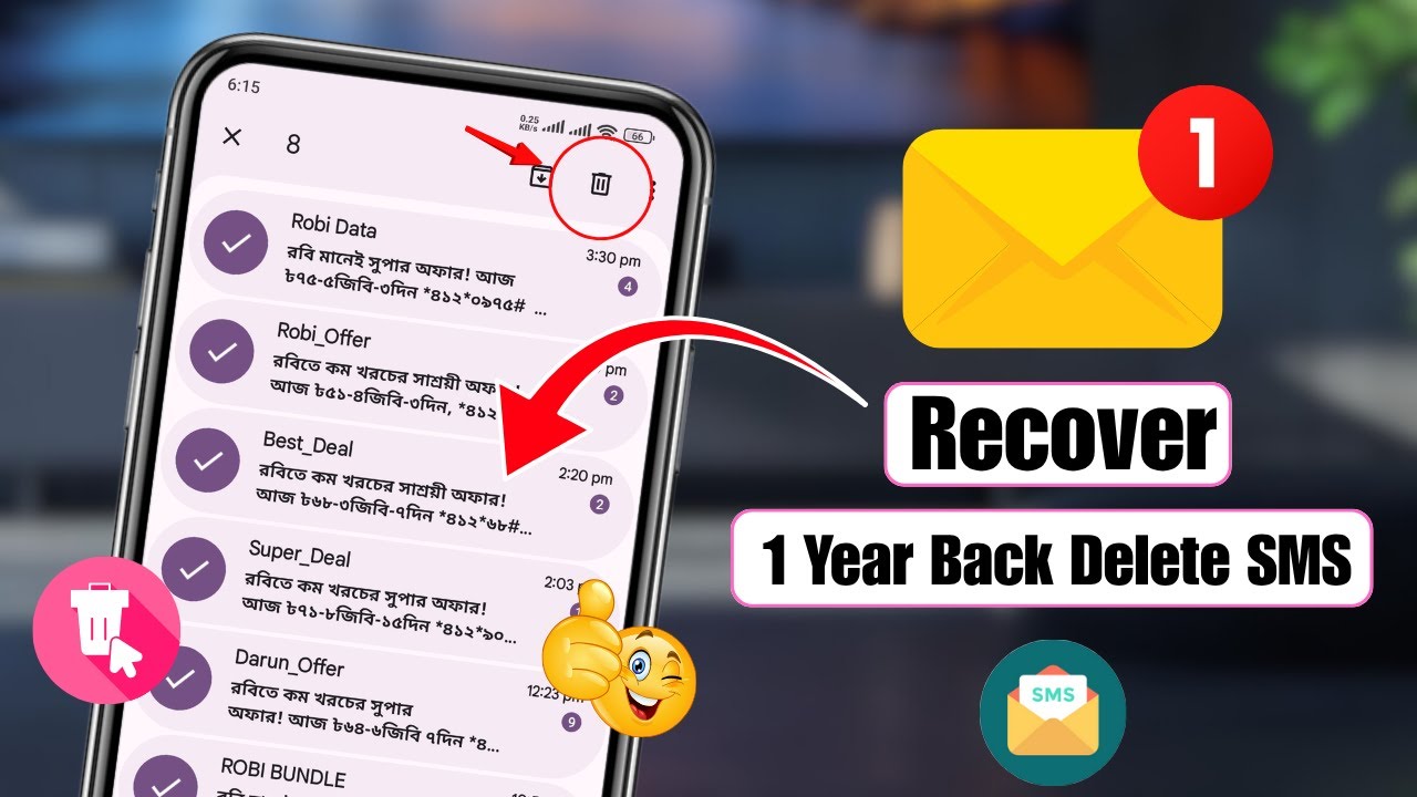 How to Recover 1 Year Back Deleted SMS | Recover Old Deleted Text ...