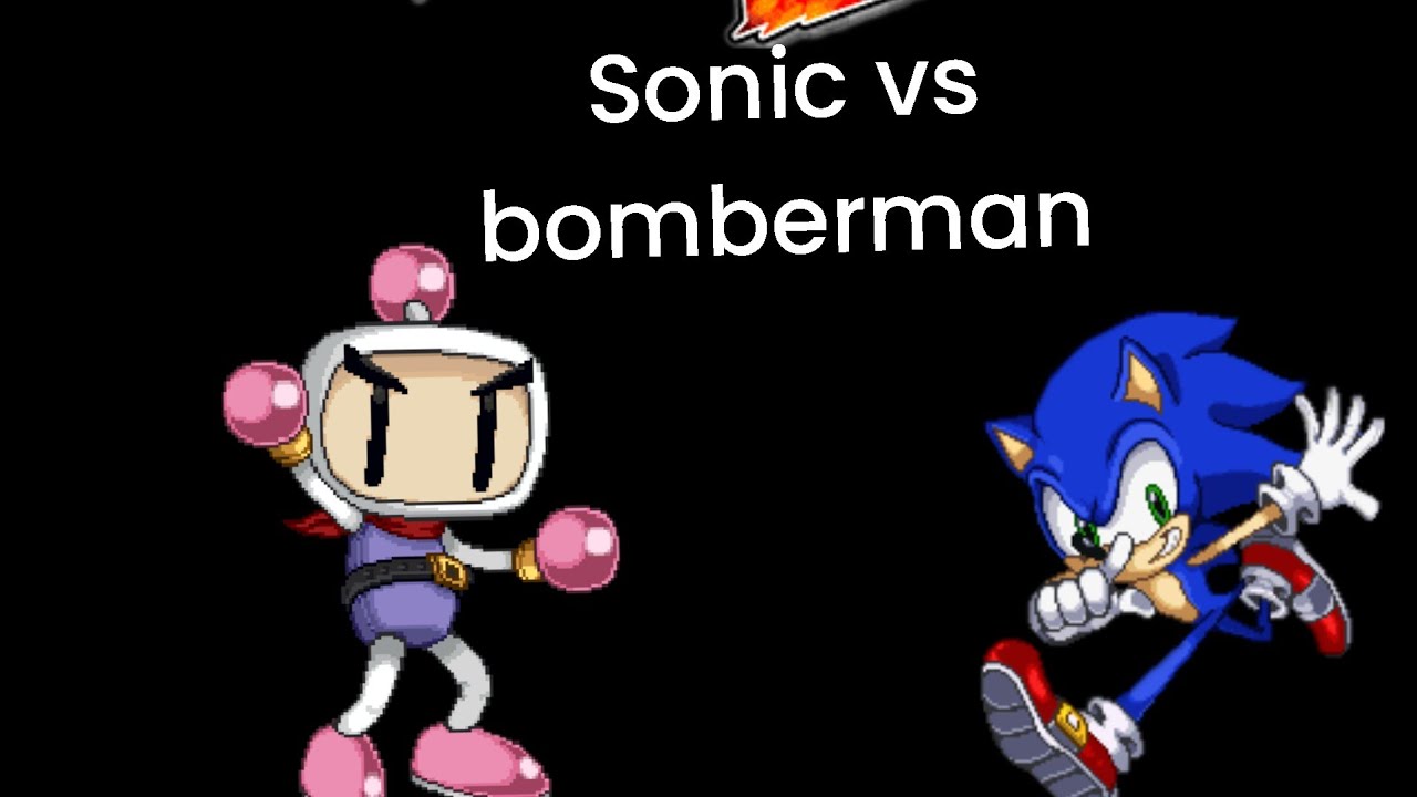 super smash bros flash 2 sonic vs bomberman - YouTube