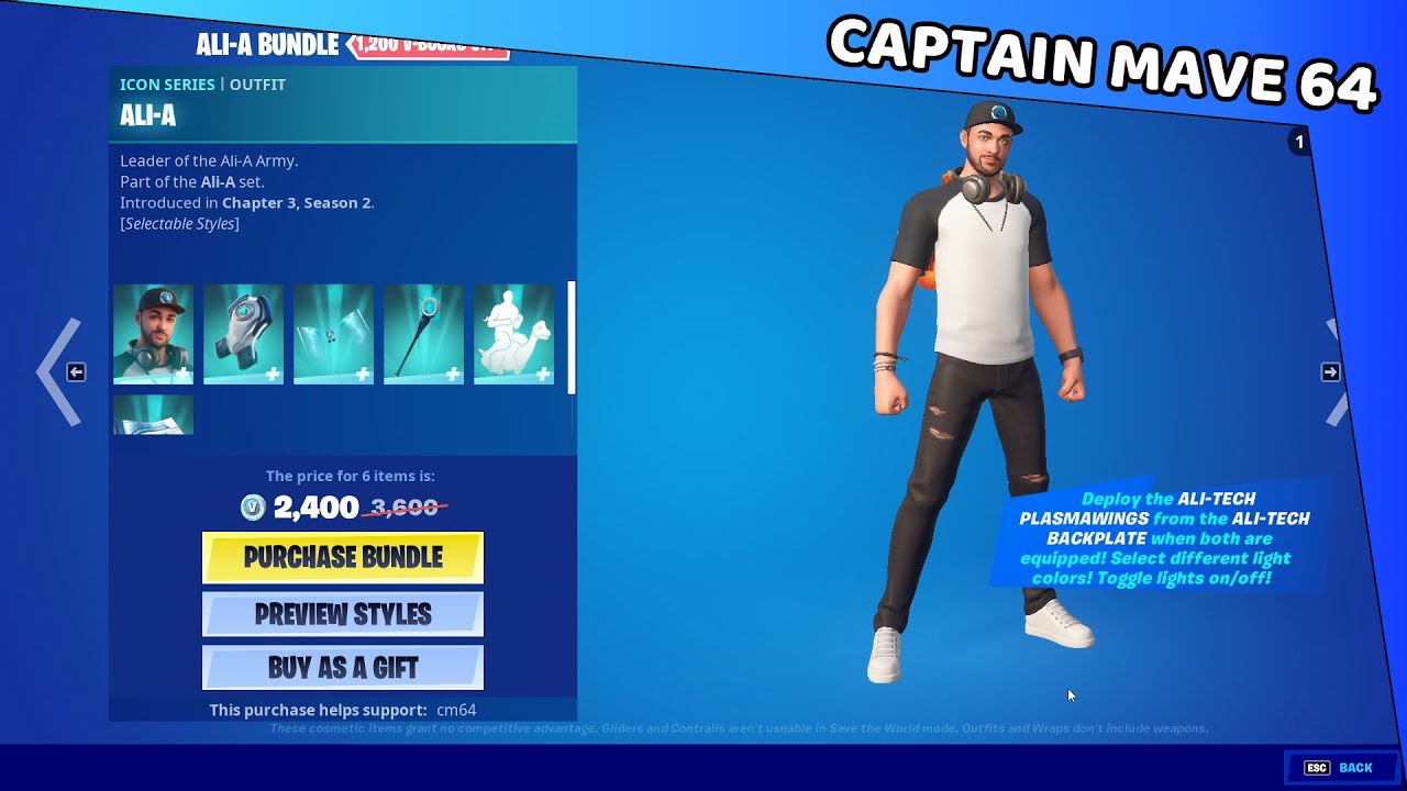 NEW ALI-A BUNDLE [] Fortnite Item Shop May 19 2022 - YouTube