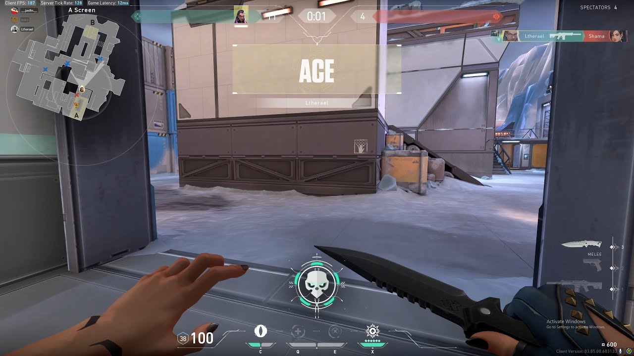 1st Valorant 1v5 Ace - YouTube