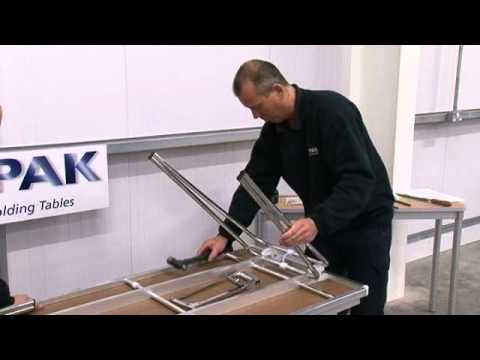 Gopak ® How To Replacing Folding Table Legs - YouTube