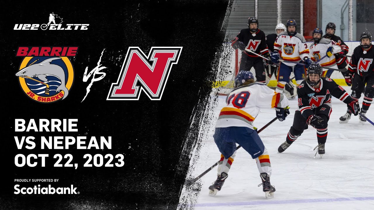 23-10-22: Barrie Sharks vs Nepean Jr Wildcats - YouTube
