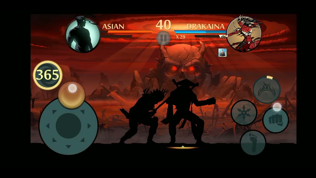 Shadow fight 2 || Underworld tier 3 || Boss Drakaina - YouTube