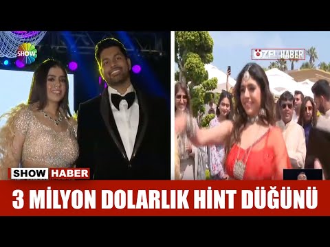 3 milyon dolarlık Hint düğünü