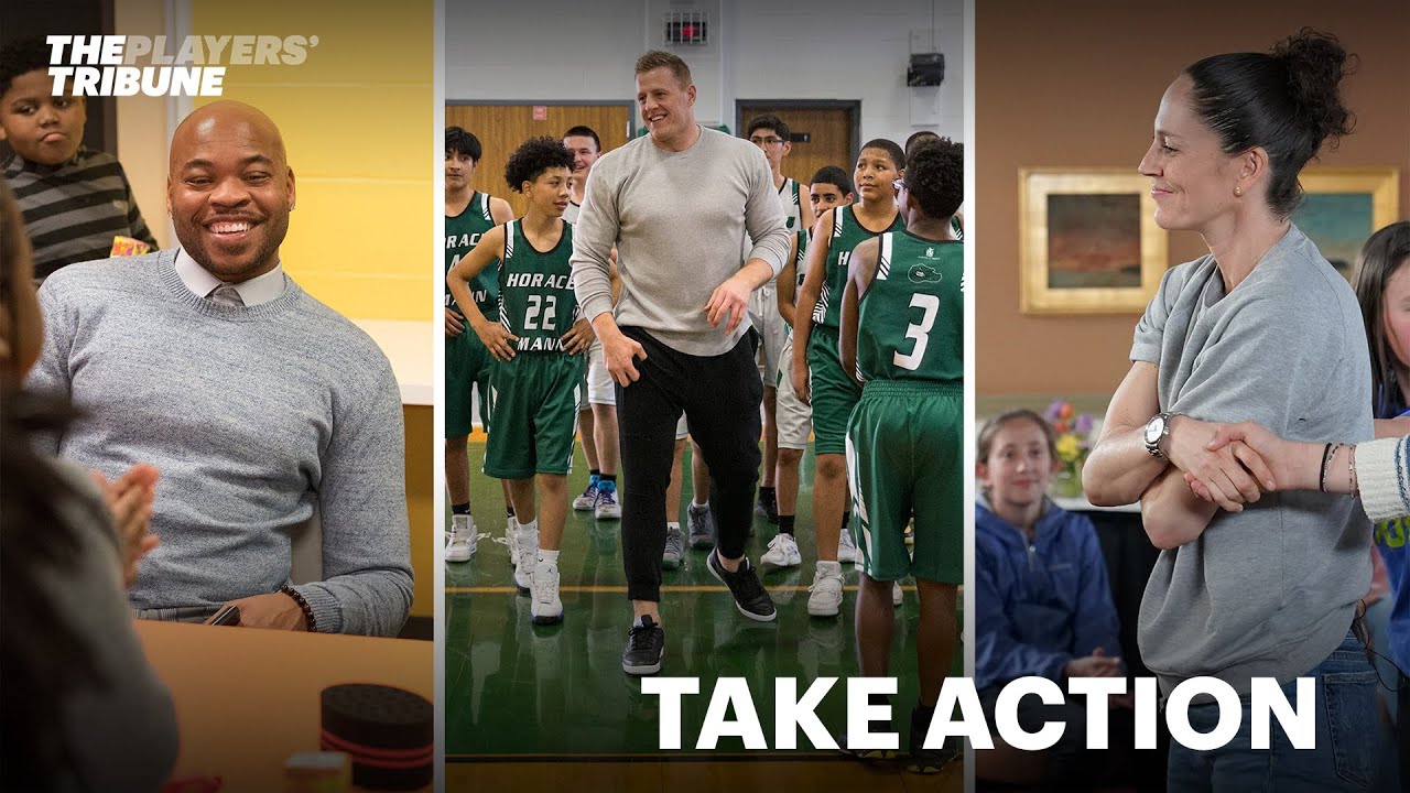 Athletes giving back to their communities | Take Action | The Players ...