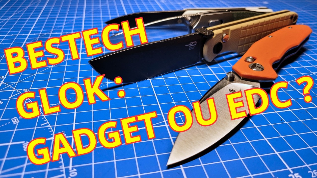 Fidget toy ou vrai couteau EDC : le Bestech GLOK - YouTube