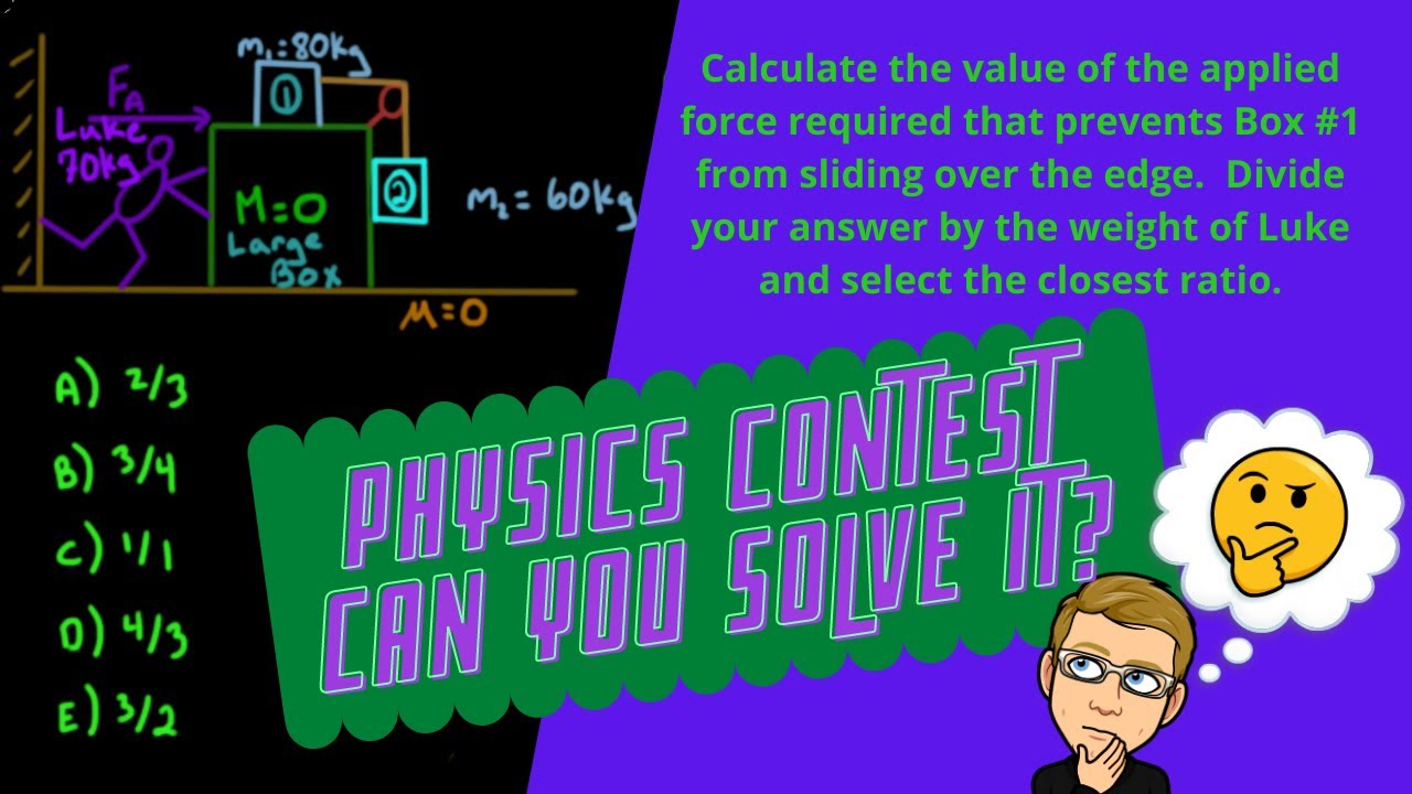 SIN Physics Contest Question 3 - Net Force and Pulleys - YouTube