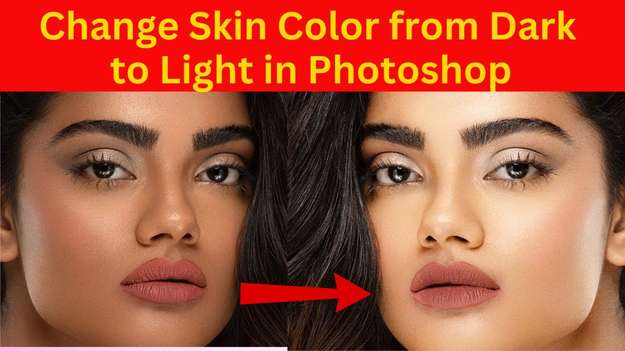 how to change skin color in photoshop | FT Motion and Graphics - YouTube