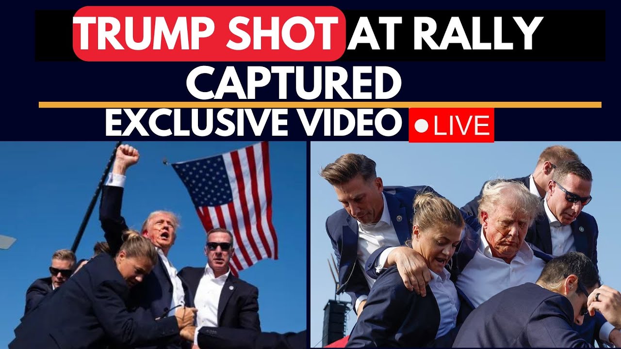 Trump Rally Shooting Live: Donald Trump Survives 'Assassination' Bid ...