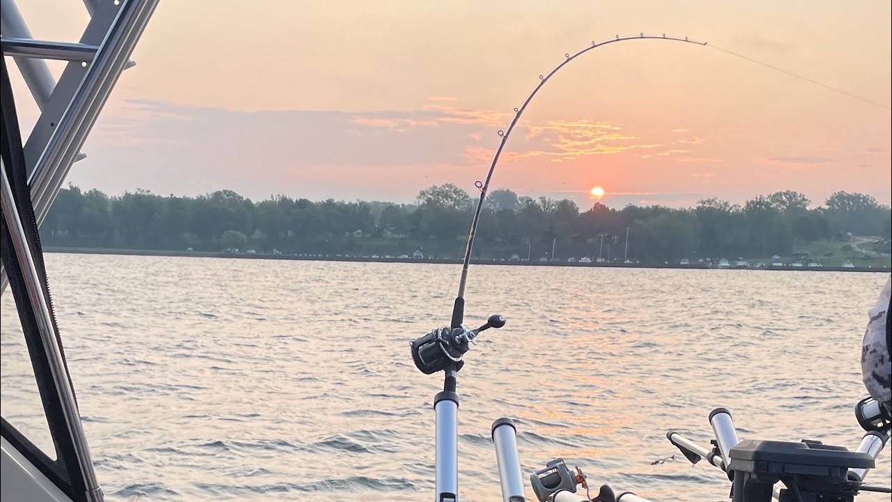 Fishing for Rainbow Trout in Seneca Lake - YouTube
