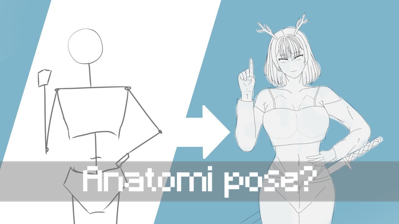 [SKET ANATOMI] Anatomi itu mudah?Alona Driad Line Art - YouTube