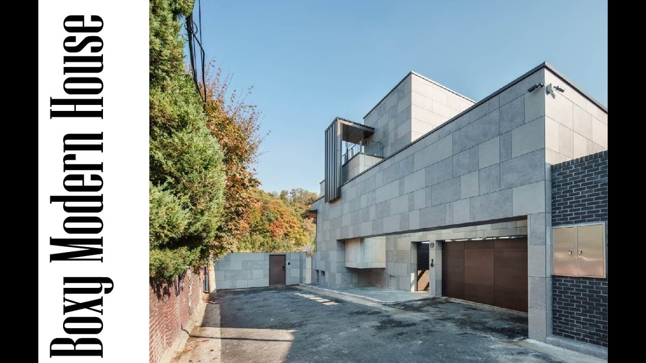 Boxy Modern House/ Sun House/ The East Garden House - YouTube