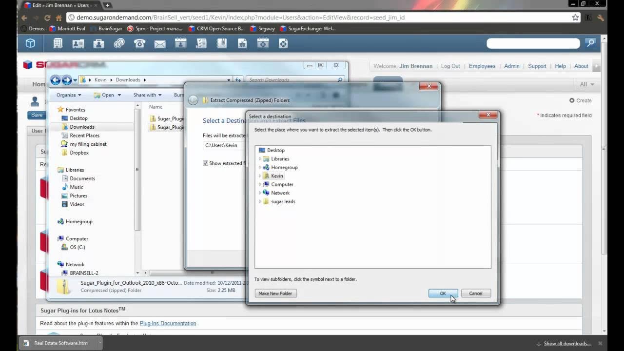 SugarCRM Tutorial: How to Install the SugarCRM Outlook Plugin - YouTube