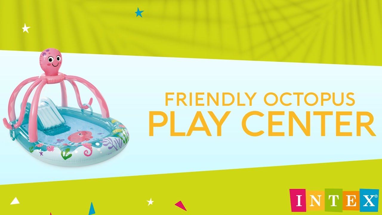 INTEX® Friendly Octopus Play Center - YouTube