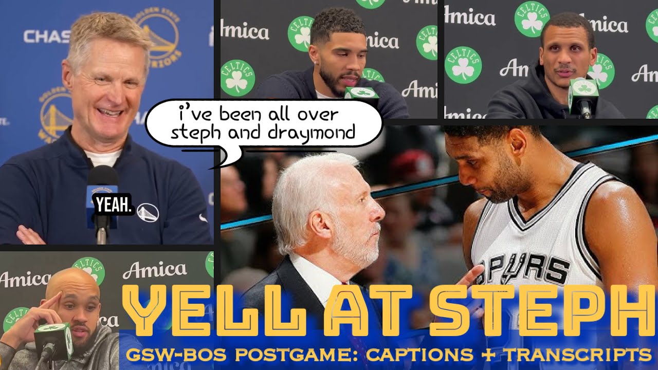 KERR: Popovich “screaming at Tim Duncan all the time…I figured I can ...