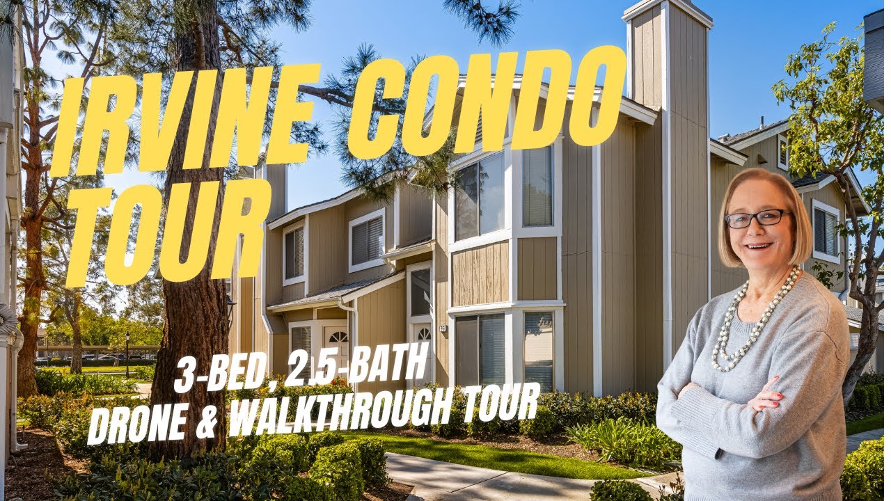 3-Bed Condo in Irvine | 94 Monroe Walkthrough & Drone Tour - YouTube