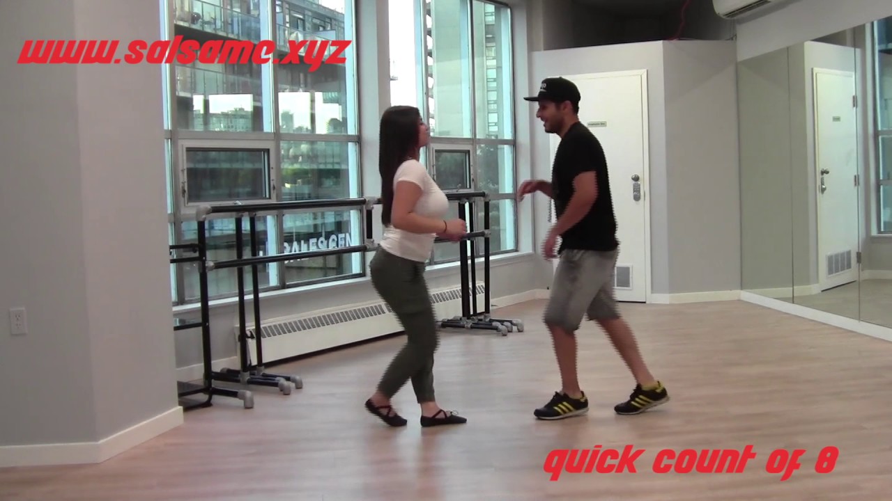 Beginner Salsa Combo | Intermediate Salsa Combo | Quick Count of 8 | on1 - YouTube
