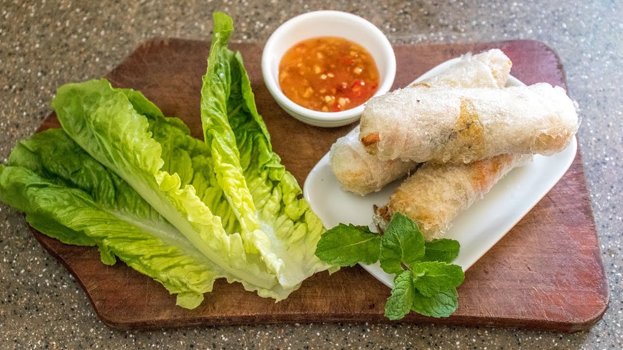What to cook today? Spring Rolls from Laos - YouTube