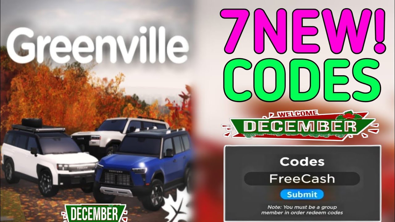 ⚠️All New⚠️ ALL WORKING CODES FOR GREENVILLE DECEMBER 2024 - GREENVILLE ...