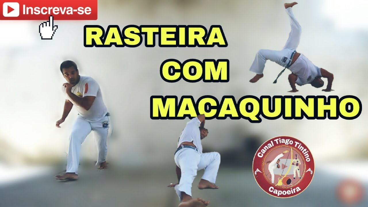 Capoeira vídeo aula Tutorial rasteira com macaquinho - YouTube