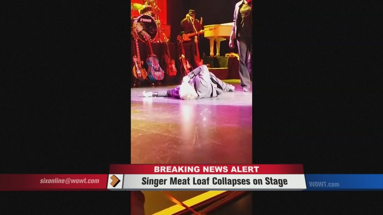Singer Meatloaf Collapses on Stage - YouTube