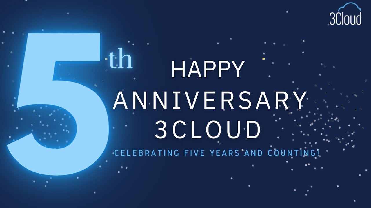 Happy 5 Year Anniversary 3Cloud! - YouTube