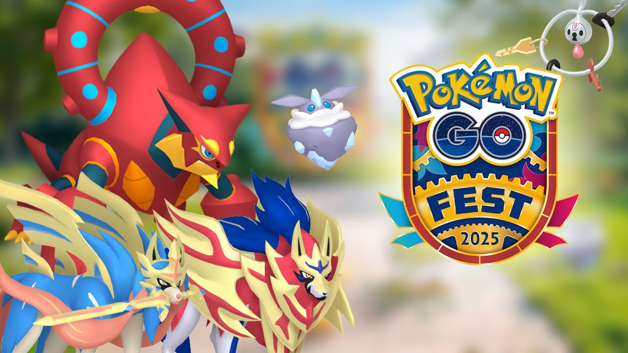 CONFIRMADO: POKÉMON GO FEST 2025 COM VOLCANION E ZACIAN E ZAMAZENTA ...