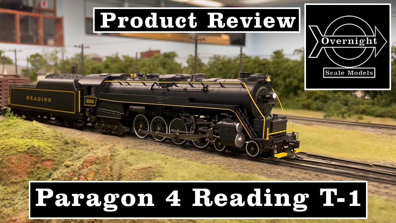 Product Review: HO Scale Broadway Limited Paragon 4 Reading T-1 #2102 ...