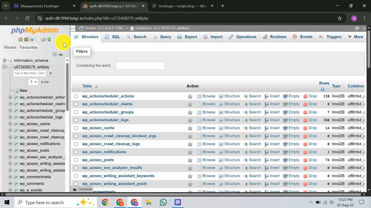 How To Access phpMyAdmin in Hostinger - YouTube
