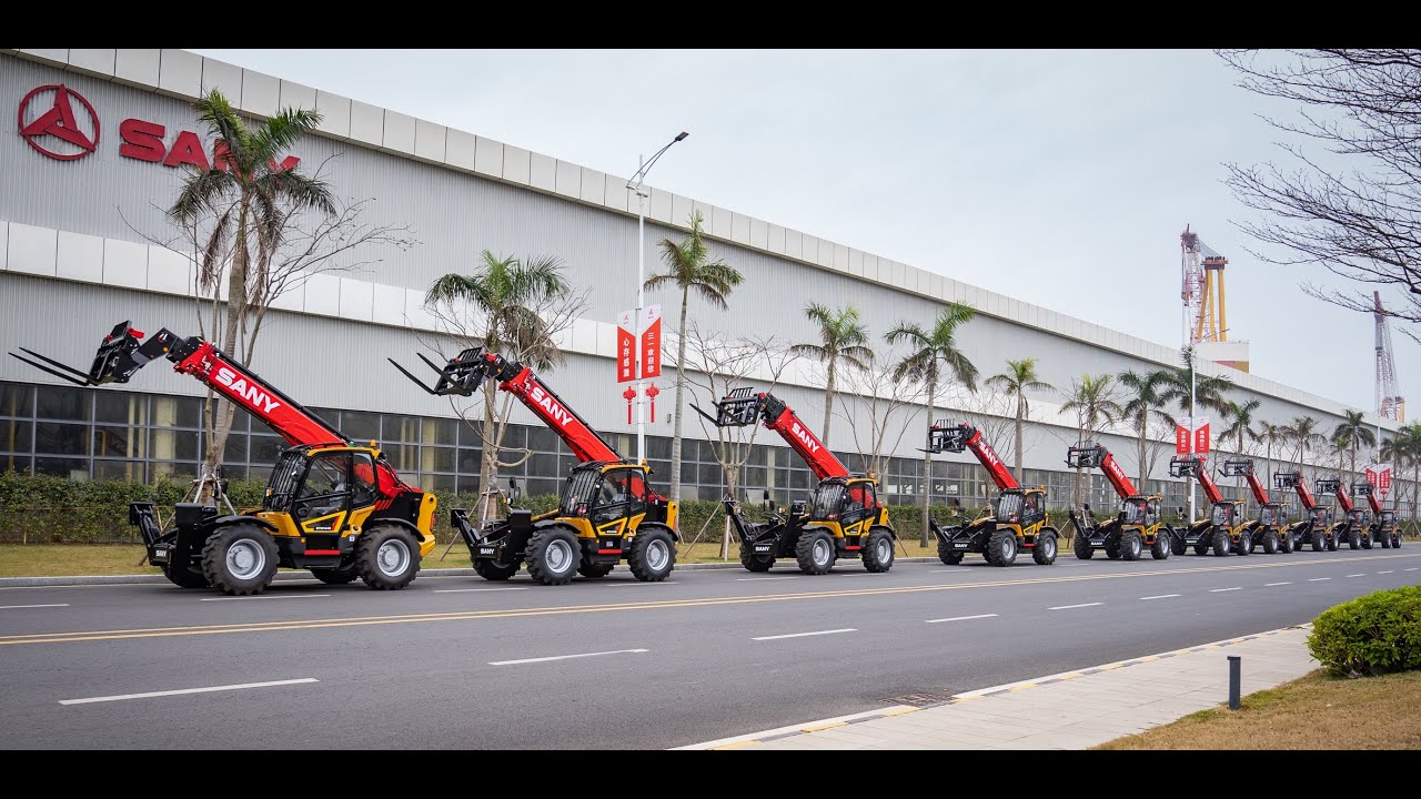 【SANY Telehandler】More than just machines, they are reliable partners ...