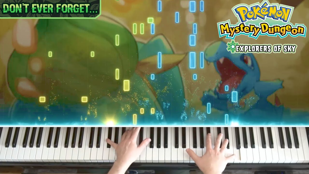 🎹 'It's Hard to Say Goodbye' on Piano (Pokémon Mystery Dungeon ...