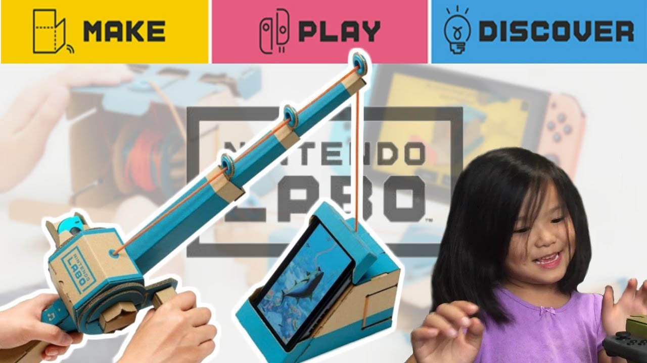 Nintendo Labo Toy Con 01 Fishing Rod - YouTube