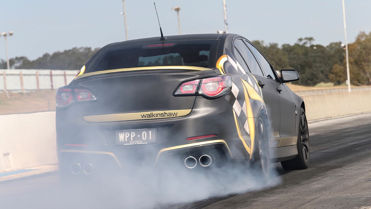 Walkinshaw Racing Edition drag strip test - YouTube