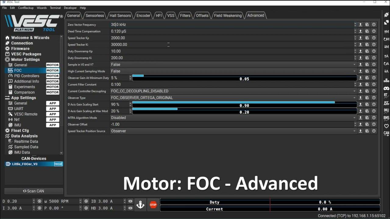 VESC Tool - all the settings that matter - YouTube