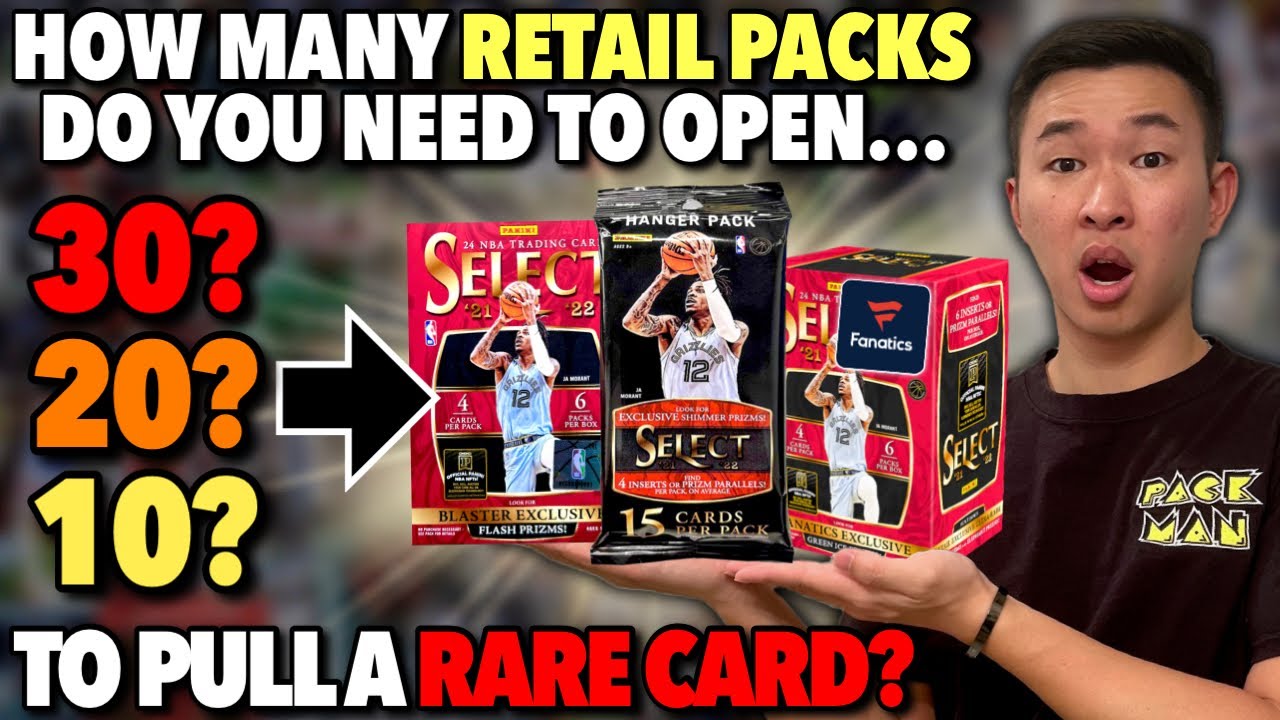 Opening TONS of RETAIL PACKS until I pull a RARE CARD! 😰🔥 - YouTube