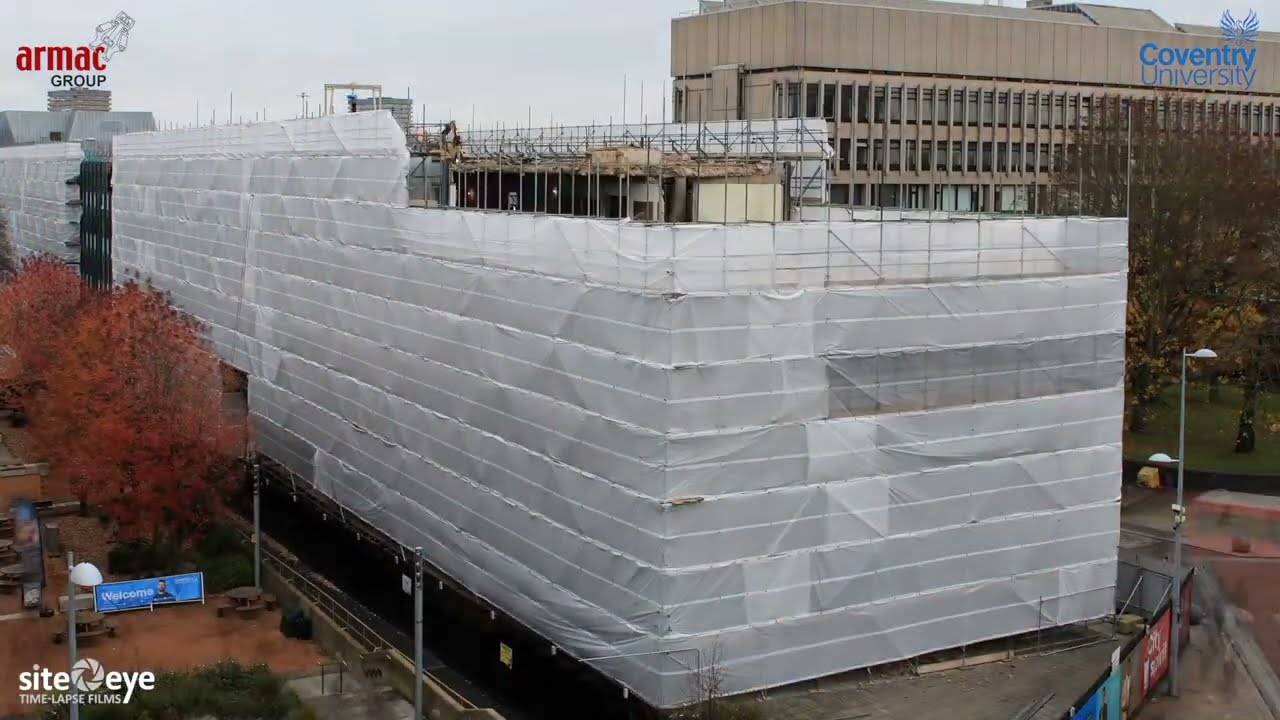 James Starley Building, Coventry University Demolition Time Lapse ...