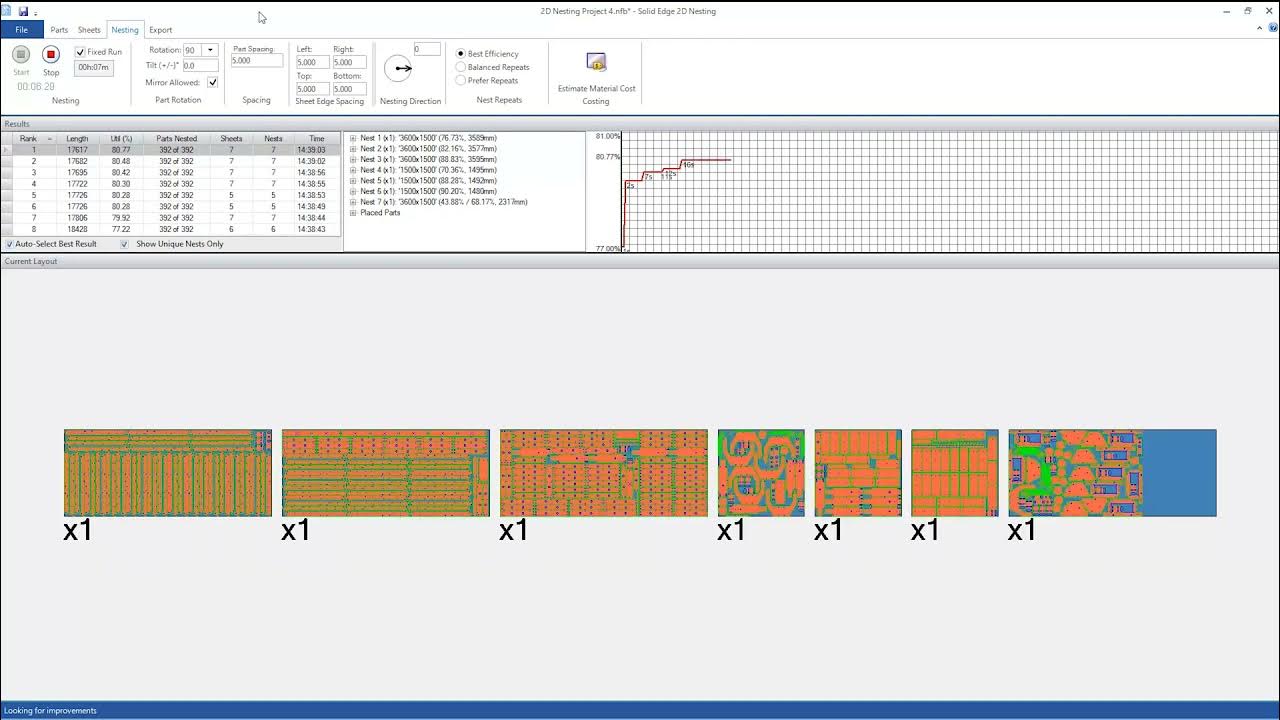 Manufacturing 2D Nesting in Solid Edge - YouTube