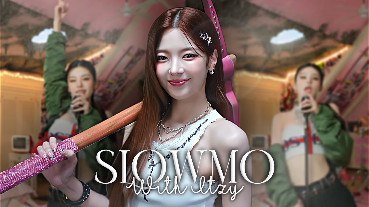 SLOWMO Twixtor ITZY "GOLD" 4K MV Teaser 1 clips for editing Lllia Yeji Yuna Ryujin Chaeryeong ...