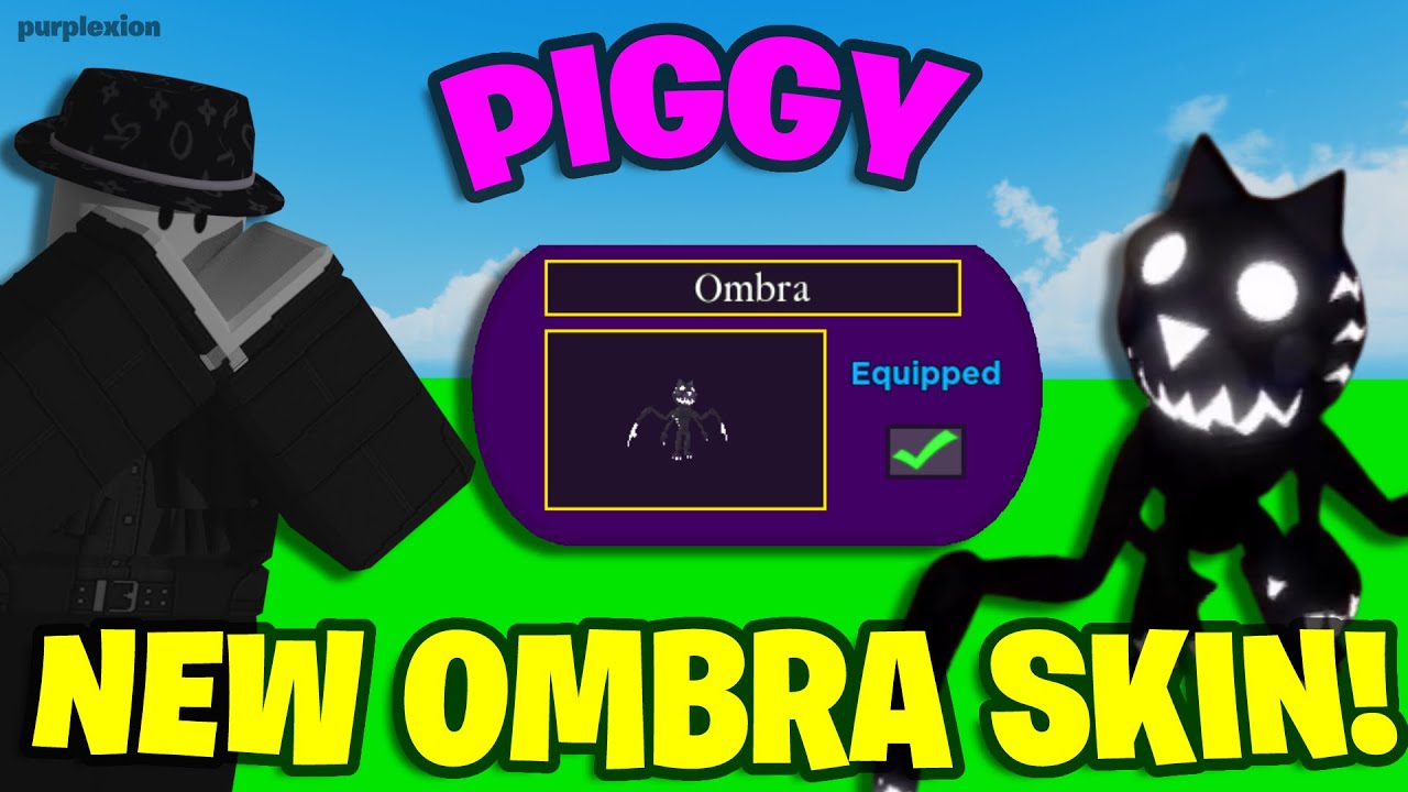 NEW OMBRA PIGGY SKIN SHOWCASE + JUMPSCARE (Roblox Piggy) - YouTube