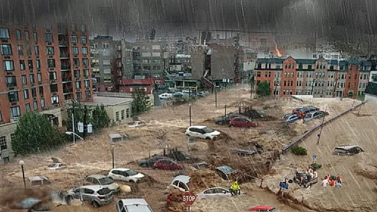 Currently in France! Unprecedented flood devastate Rive de Gier dan ...