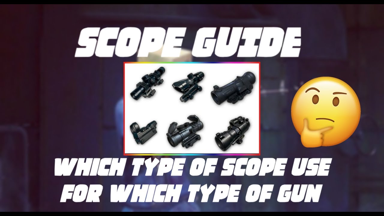 ULTIMATE SCOPE GUIDE | WHICH TYPE OF SCOPE FOR WHICH TYPE OF GUN - YouTube