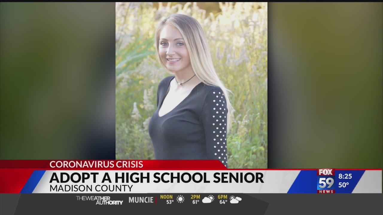 Couple start program to adopt a graduating senior - YouTube